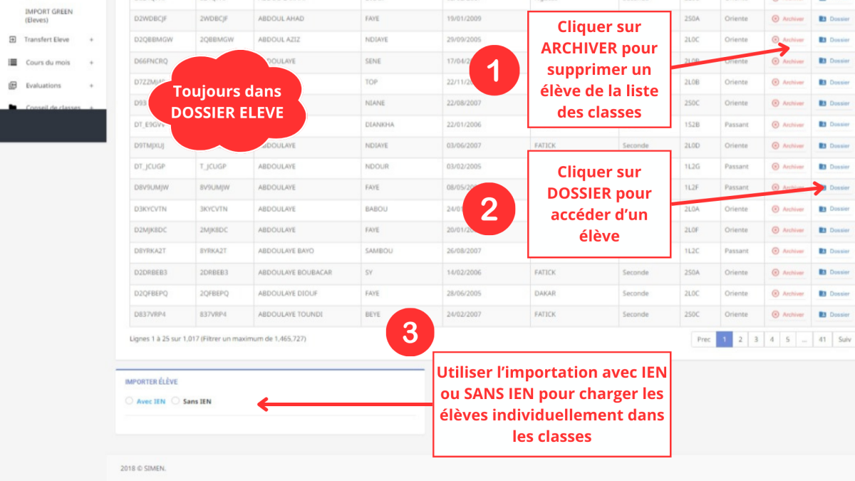 Dossier des élèves [PLANETE H]